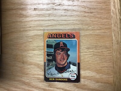 1975 Topps Baseball Ken Sanders California Angels Card #366 | eBay