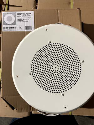 NEW BOX OF 6 Bogen S810T725PG8W Intercom Loud Speaker | eBay