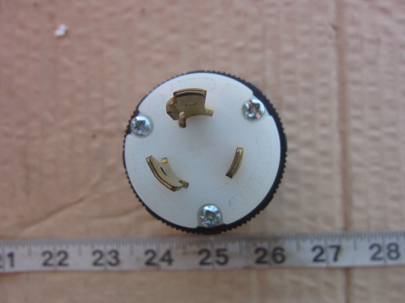 Cooper 20A 250V Hubbell 2321 Style Locking Plug L6-20P, New | eBay