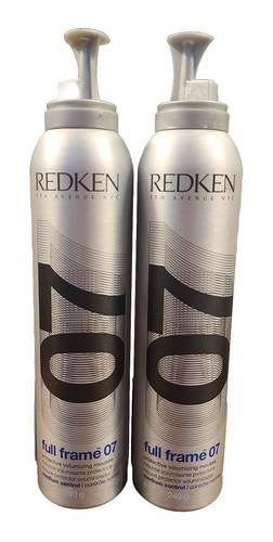 (2) Redken Volume Full Frame 07 Volumizing Mousse 8.5 Oz Silver Can NOS ...