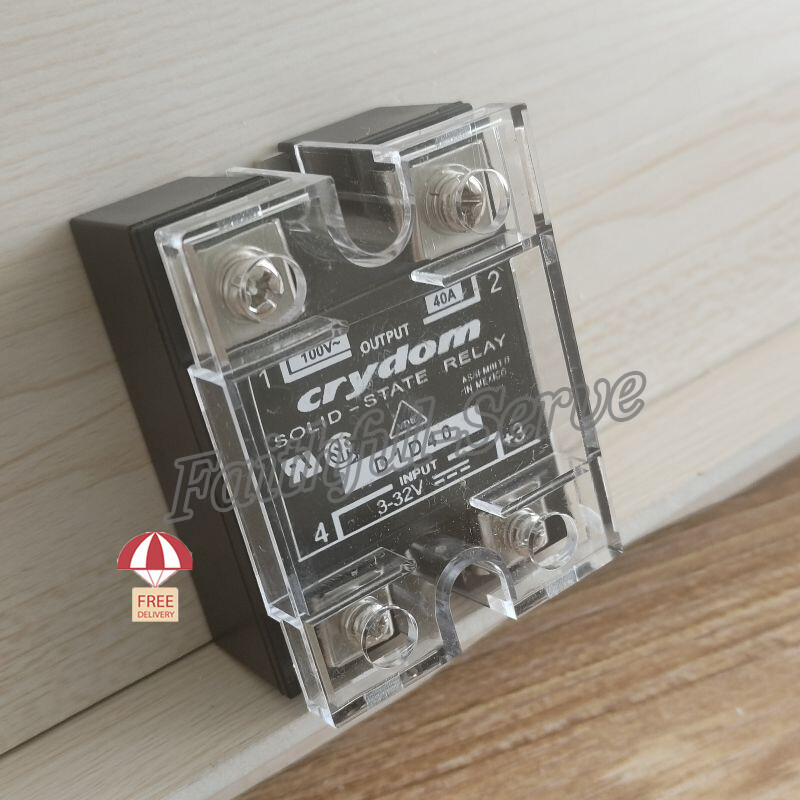 Solid State Relay Module Supply For Crydom D1D40 3-32V Input 100V 40A ...