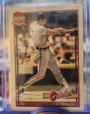 1991 Cal Ripken Topps Baseball Card #150 Topps 40 | eBay