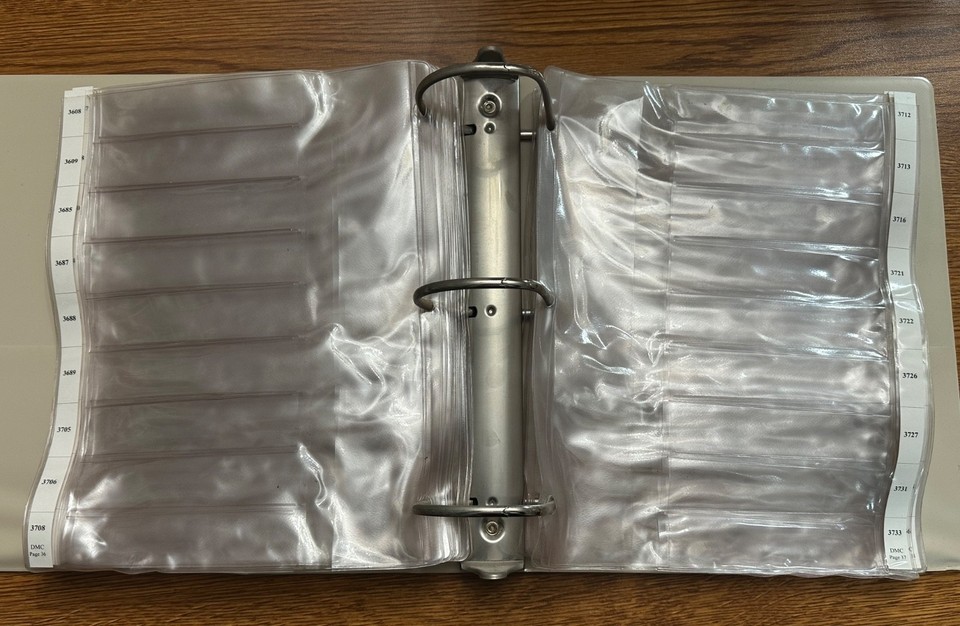 Lot of 2 Thread Beds™ Binders with Pages by Organized Stitching | eBay