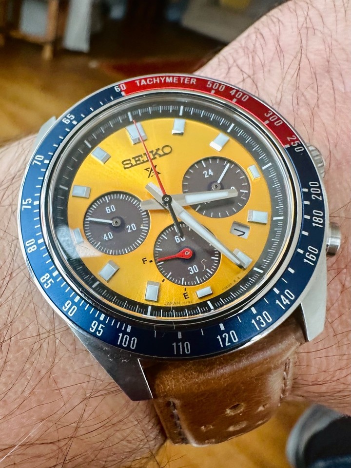 Seiko Prospex Pogue Speedtimer 1969 Reissue Watch Near Mint