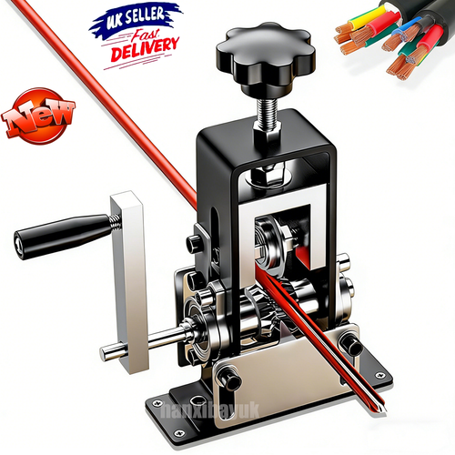 🔥Hand Crank Cable Stripping Machine Adjustable Scrap Wire Recycle Cable ...