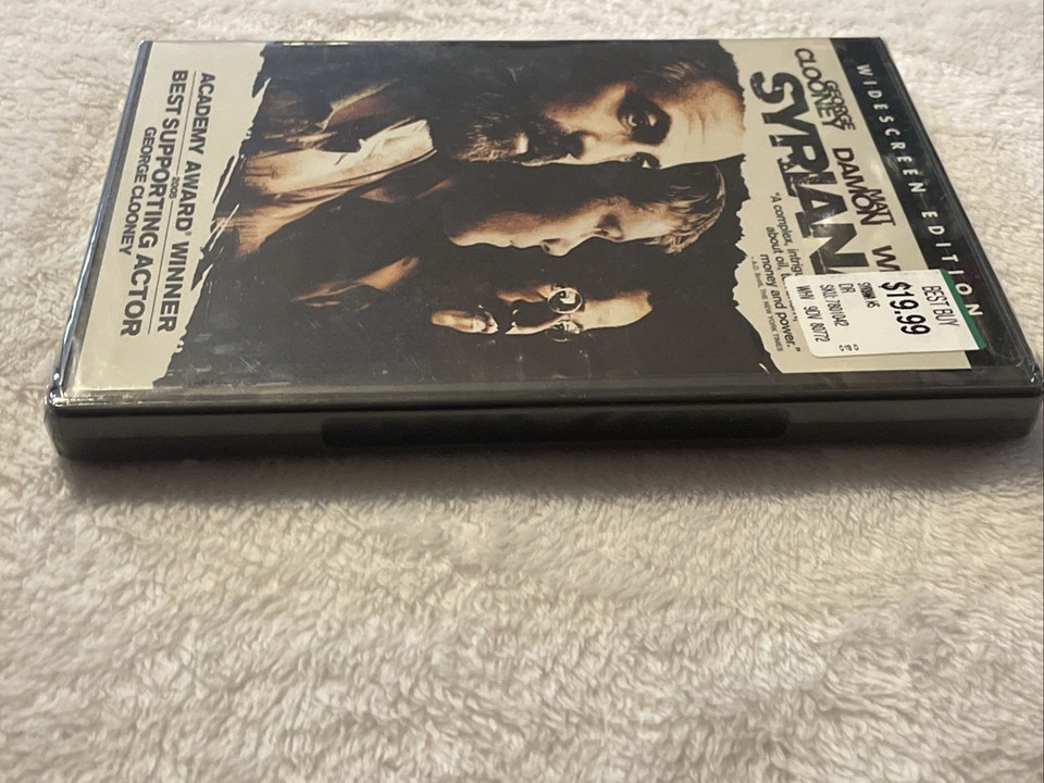 Syriana DVD Widescreen Edition ~ George Clooney Matt Damon 12569807723 ...