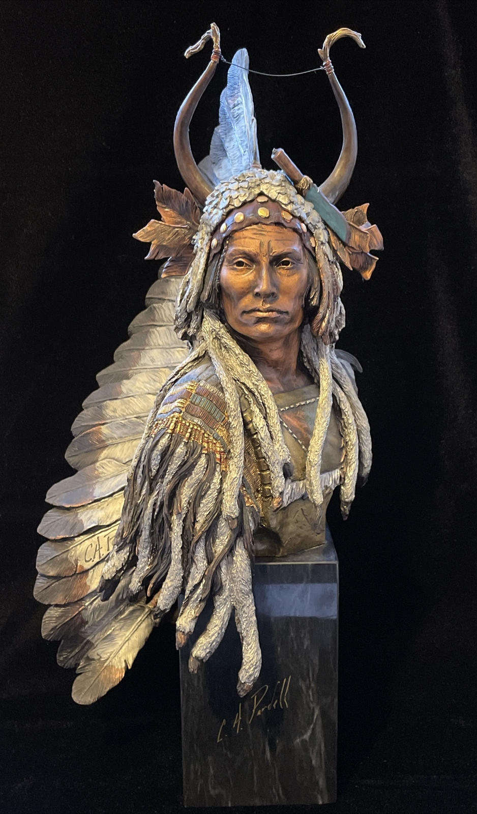 CA Pardell Legends "Esteemed Warrior" Chief Mato-te'po 1991 #163/950 17 ...