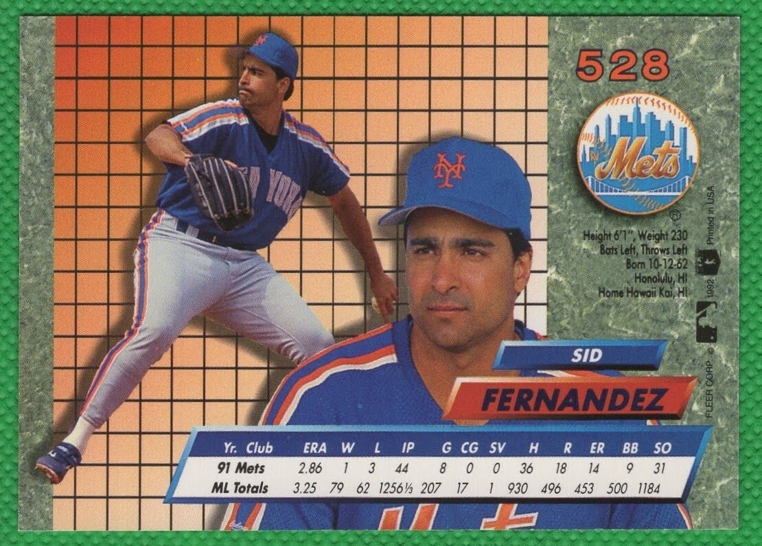1992 Fleer Ultra - #528 Sid Fernandez for sale online | eBay