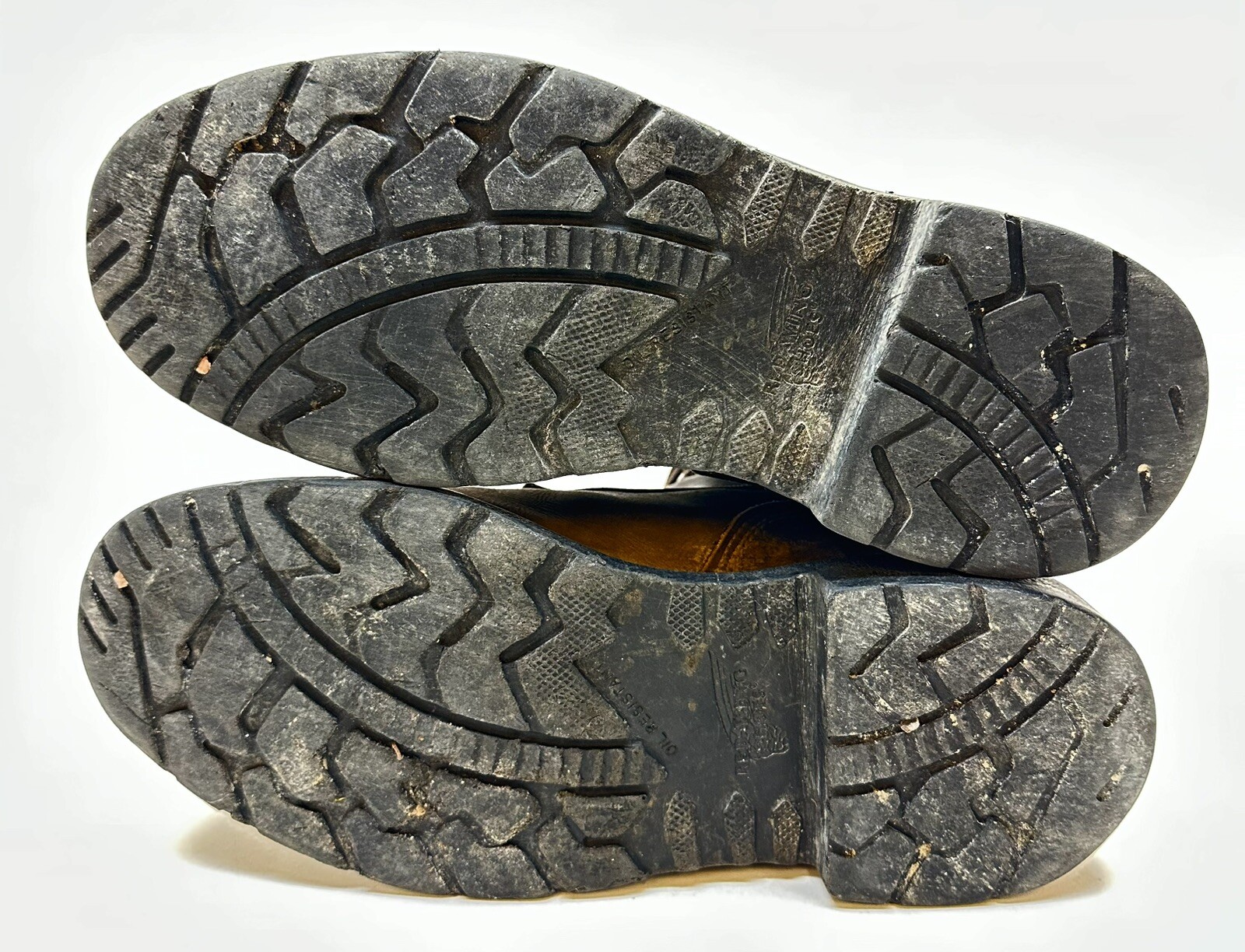 Mens Red Wing 4442 Brown Leather Steel Toe Waterproof Work Boots Size ...