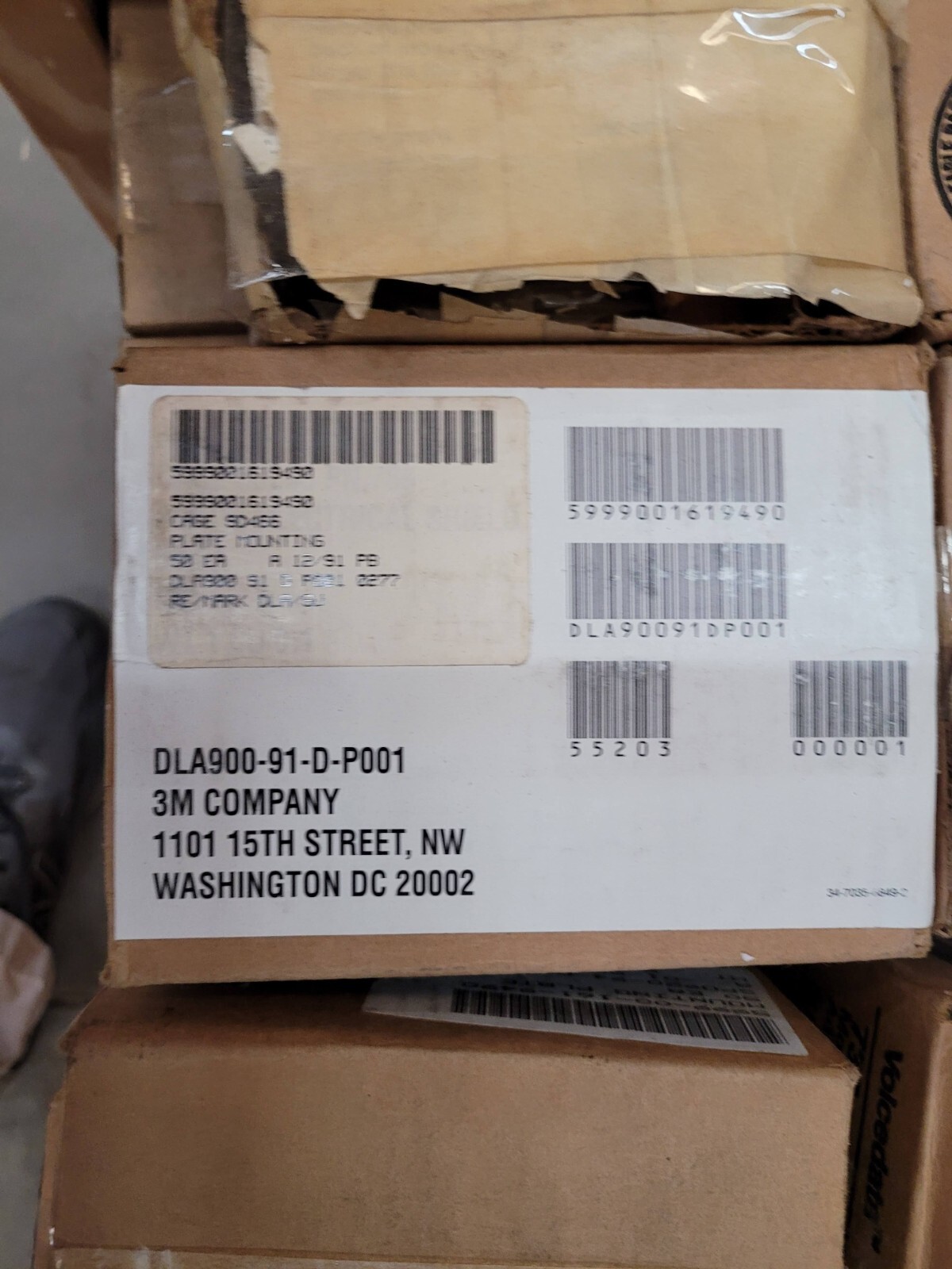 3M ADHESIVE MOUTING ELECTRICAL SHIELD PLATE 735 NSN 5999-00-161-9490 ...