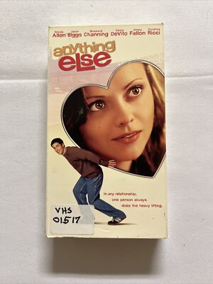 2003 ANYTHING ELSE Jason Biggs VHS Tape, COMPLETE/TESTED SEE PHOTOS ...