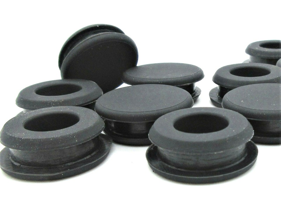 3/4" Hole Size Rubber Panel Plugs, Knockout Plugs Fits 3/16" Thick ...