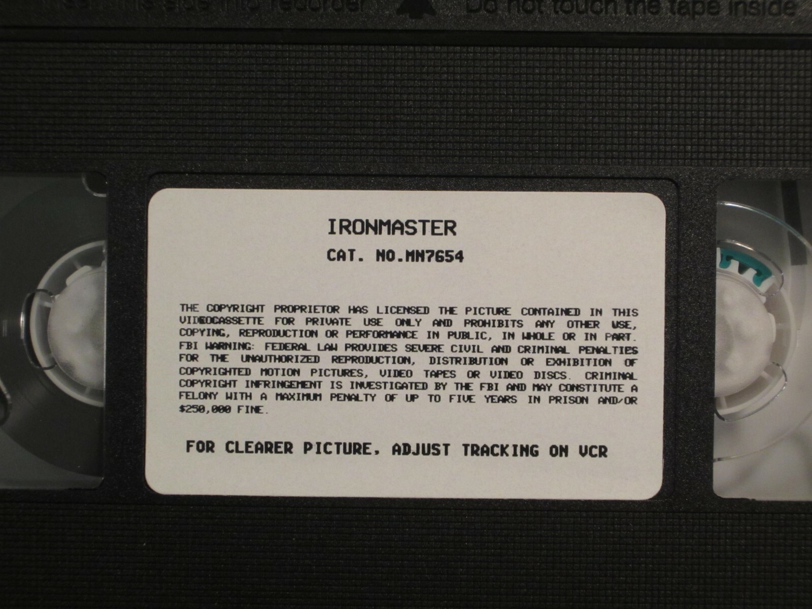 Ironmaster VHS 1983 - Sam Pasco - Elvire Audray - George Eastman - OOP ...