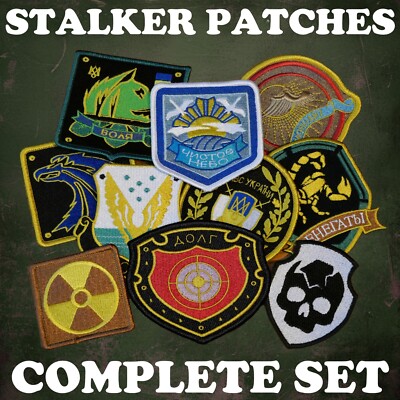 STALKER Video Game • Complete Faction Patch Set • NEW • Made in USA | eBay