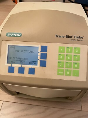 BIO RAD TRANS-BLOT TURBO TRANSFER SYSTEM with cassette blotting blotter ...