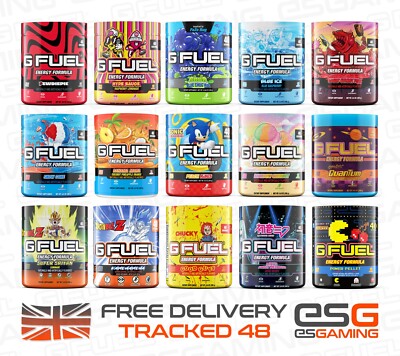 G Fuel Tubs | Energy Drink Powder | 40 Servings | Caffeine | UK Seller ...