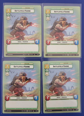 Star Wars Unlimited : SOR Battlefield Marine X4 Playset Weekly Promo ...