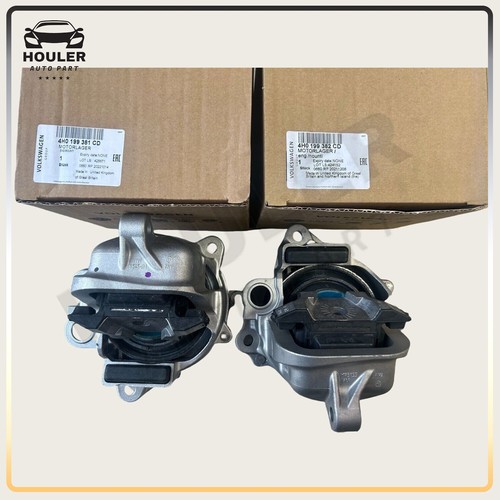 OEM For Audi A8 D4 W12 6.3L 12-18 Pair L&R Engine Mounts 4H0199381CD ...