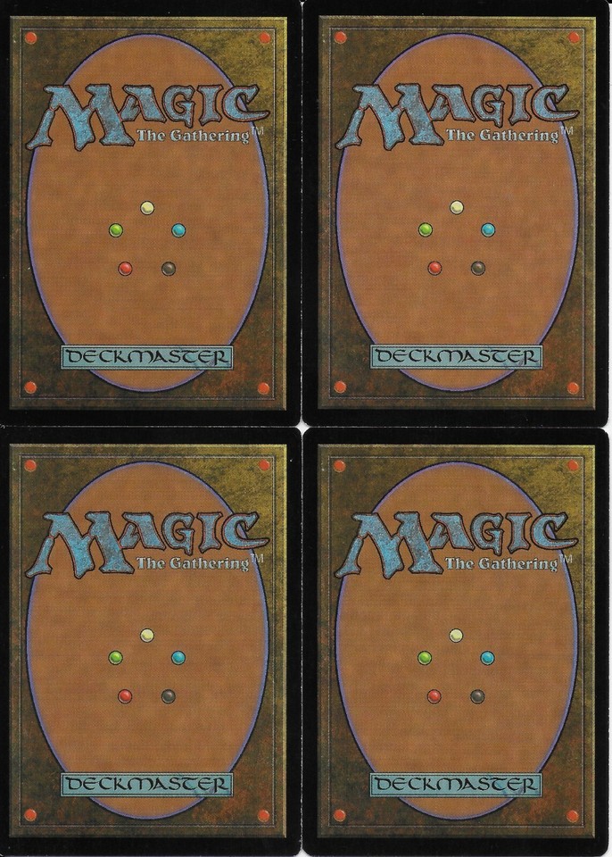 MTG: RUNE OF PROTECTION: WHITE Urza's Saga COMMON; played, Excellent x4 ...