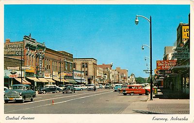 c1950s Central Avenue, Kearney, Nebraska Postcard | eBay