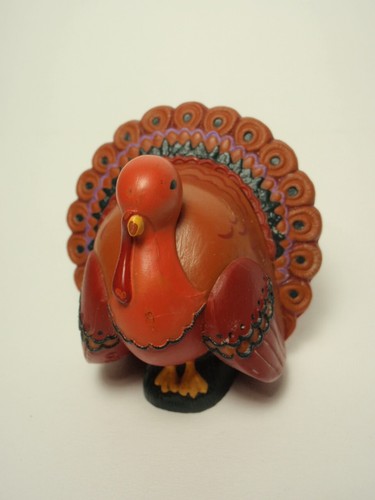 Vintage Hallmark Merry Miniature Thanksgiving Turkey Figure *As-Is* | eBay