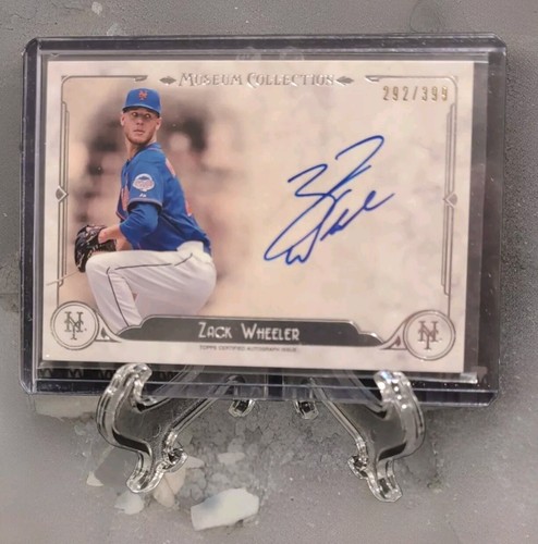 Zach Wheeler Topps Museum Collection Autograph 292/399 Near Mint | eBay