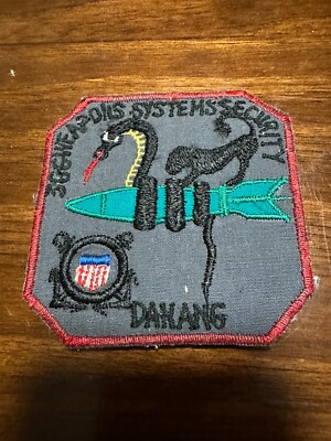 Vintage US Coast Guard 366th Weapons Systems Security Danang Patch | eBay