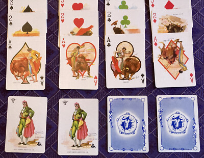 Vintage Mexican Playing Cards Pepe Hillo Clemente Jacques y Cia SA 56 ...