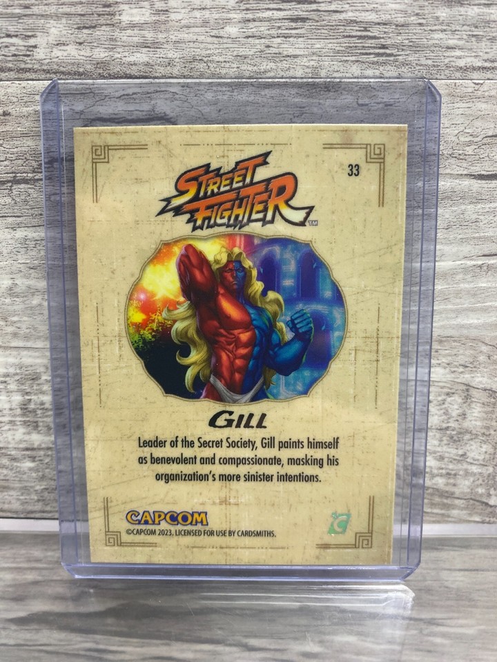 2023 Cardsmiths Capcom Street Fighter Series 1 #33 GILL Hyperwave Holo ...