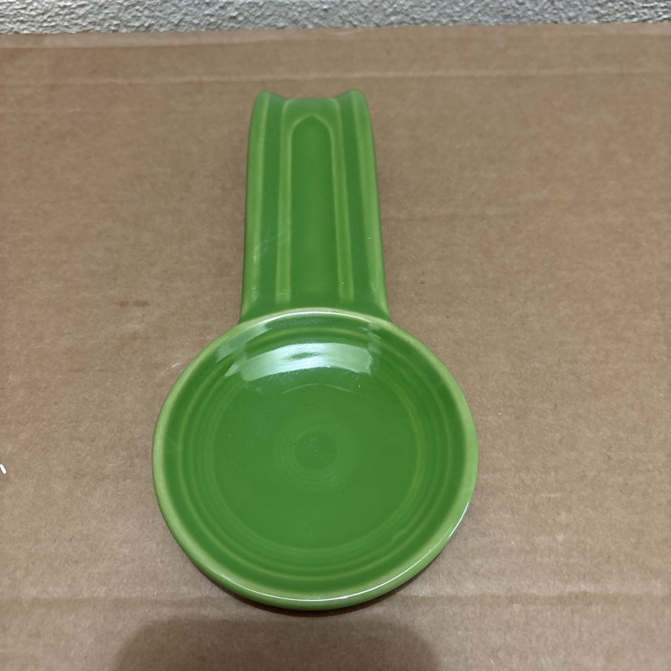 Fiesta Homer Laughlin Spoon Rest Retired Color Shamrock Green | eBay UK