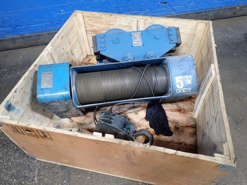 SHAW-BOX 80L05030S10 2018 SHAW-BOX 5 TON ELECTRIC HOIST 5 TON ...