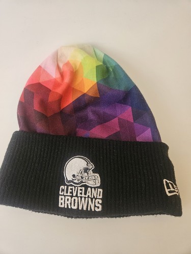 Cleveland Browns New Era NFL Knit Hat Sideline Crucial Catch Beanie ...