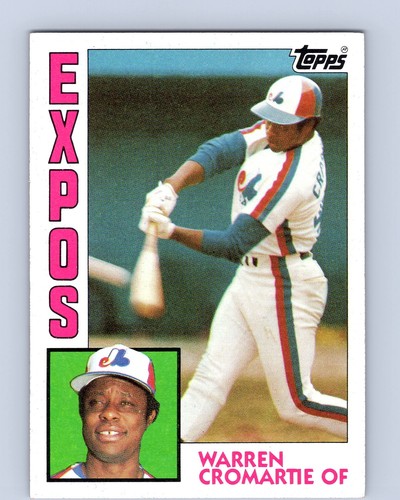 1984 Topps #287 Warren Cromartie Montreal Expos Baseball Card | eBay