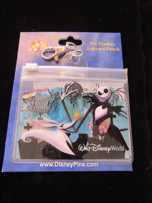 Disney Nightmare Before Christmas Jack Skellington & Zero Pin Lanyard ...