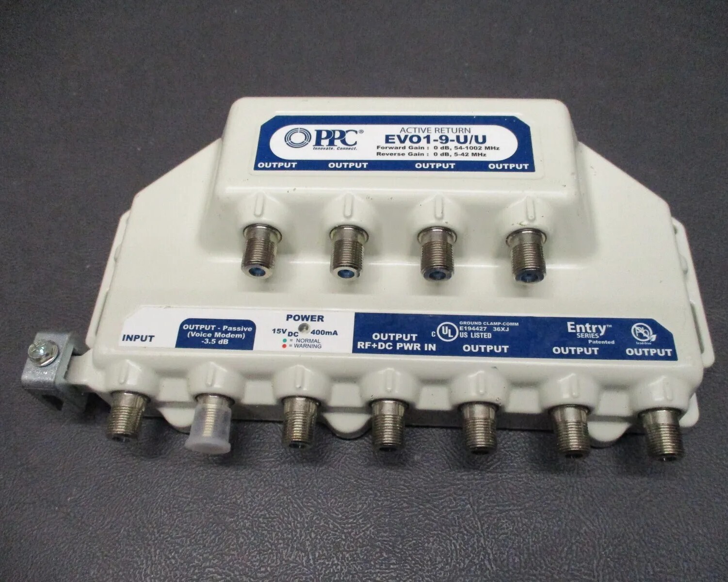 PPC Evolution 9-Port Amplifier Signal Booster Cable TV EVO1-9-U/U | eBay