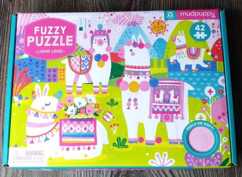 Llama Land Fuzzy Jigsaw Puzzle [42 Pieces] Soft Chunky Puzzle 15x11 ...