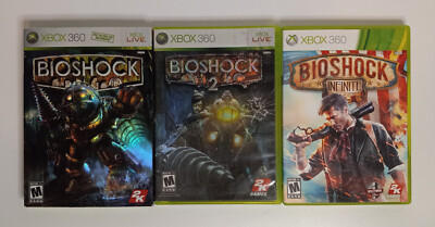 Bioshock Xbox360 Trilogy of Games: Bioshock w/Slip-Bioshock 2-BioShock ...