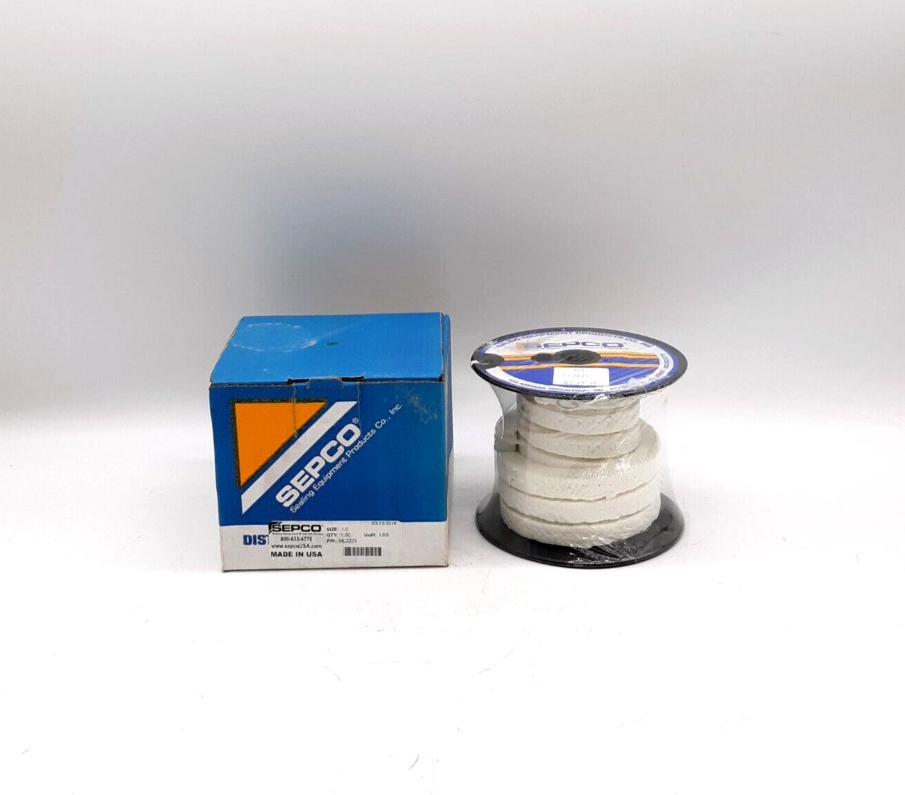 SEPCO ML2225 PTFE Valve Pump Seal Packing 3/8” for sale online | eBay