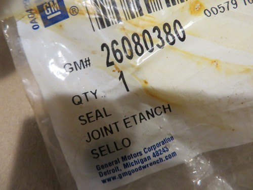 OEM # 26080380 GM General Motors AC DELCO OEM new POWER STEERING SEAL ...