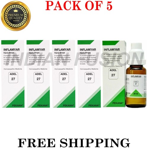 Paquet De 5 ADEL 27 Inflamyar Goutte (20ml) A Puissant Soin Pour ...