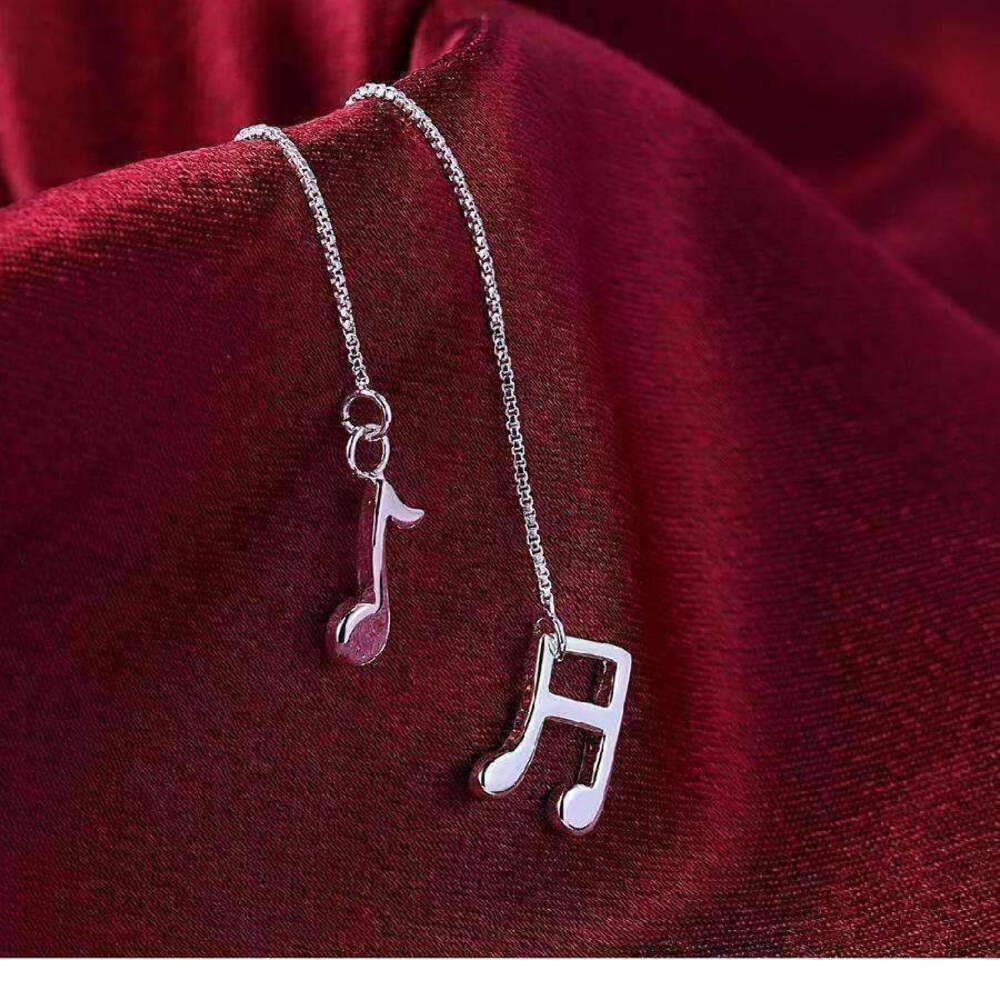 Music Note Long Earrings - Quaver and Beamed Semiquaver | eBay