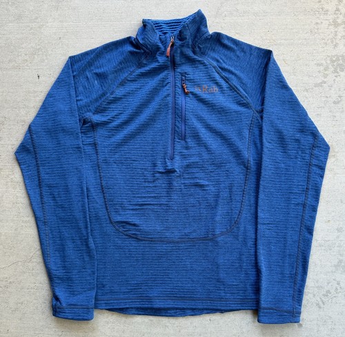 Rab Pullover Women’s Small Filament Fleece Pull-On Midlayer Blue ...