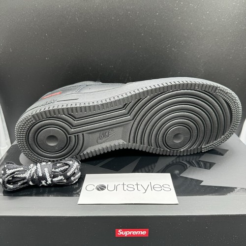 Brand New Nike Air Force 1 Low SP Supreme Black CU9225-001 Fast ...