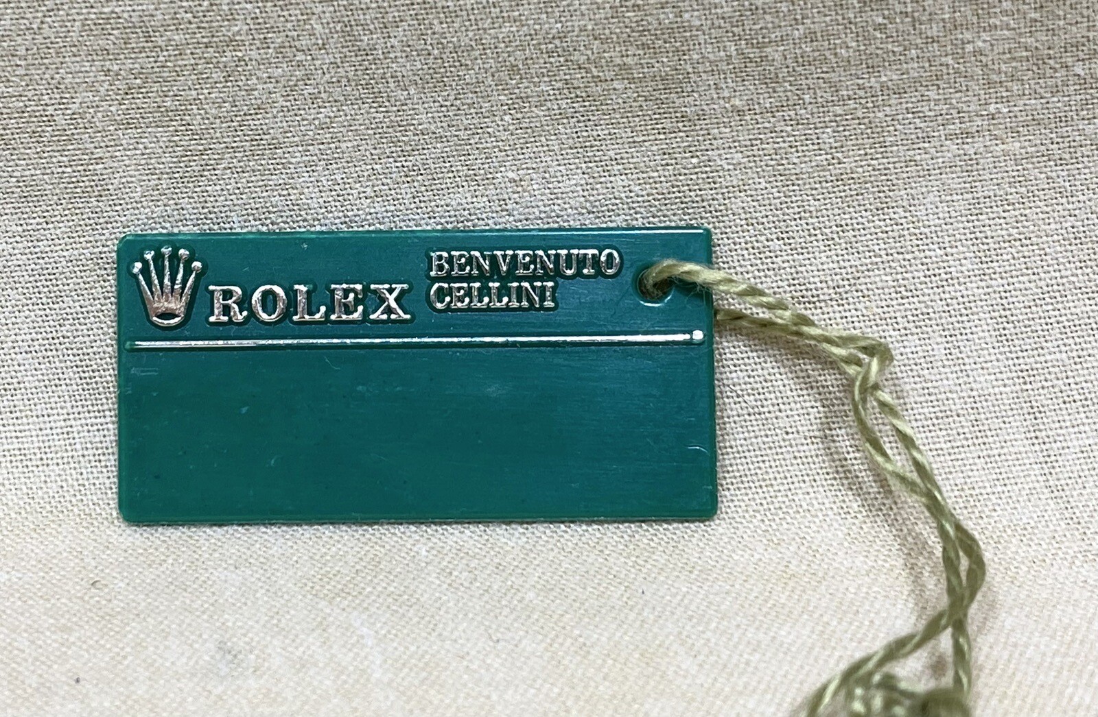 ROLEX BENVENUTO CELLINI Green Tag 5112 4112 50519 50515 50525 White ...