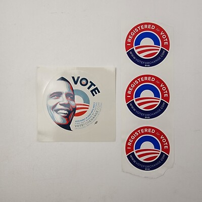 Barack Obama Presidential Bumper Sticker Voting Lot | eBay