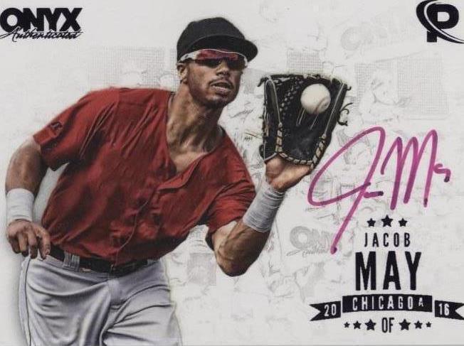 2016 Onyx Platinum Elite - Jacob May #JM-PEA16 Purple Autographs /10 ...