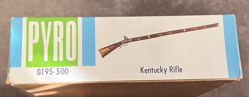 PYRO Kentucky Long Rifle Toy Model Kit Complete w/ Mounting Brackets ...