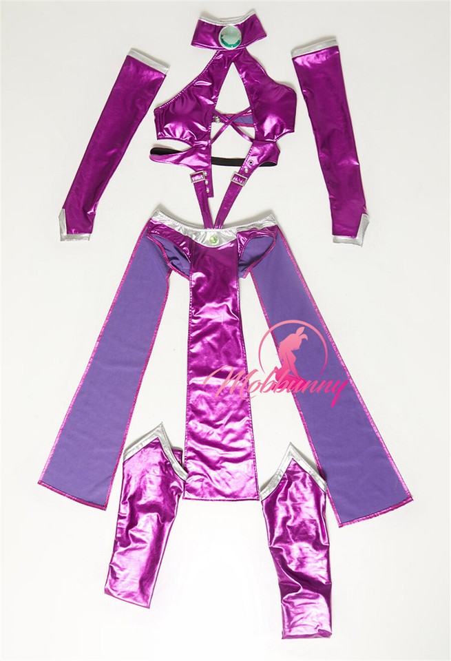 Women Sexy Lingerie Purple Halter Cutout Bodysuit with Sleeves Stocking ...