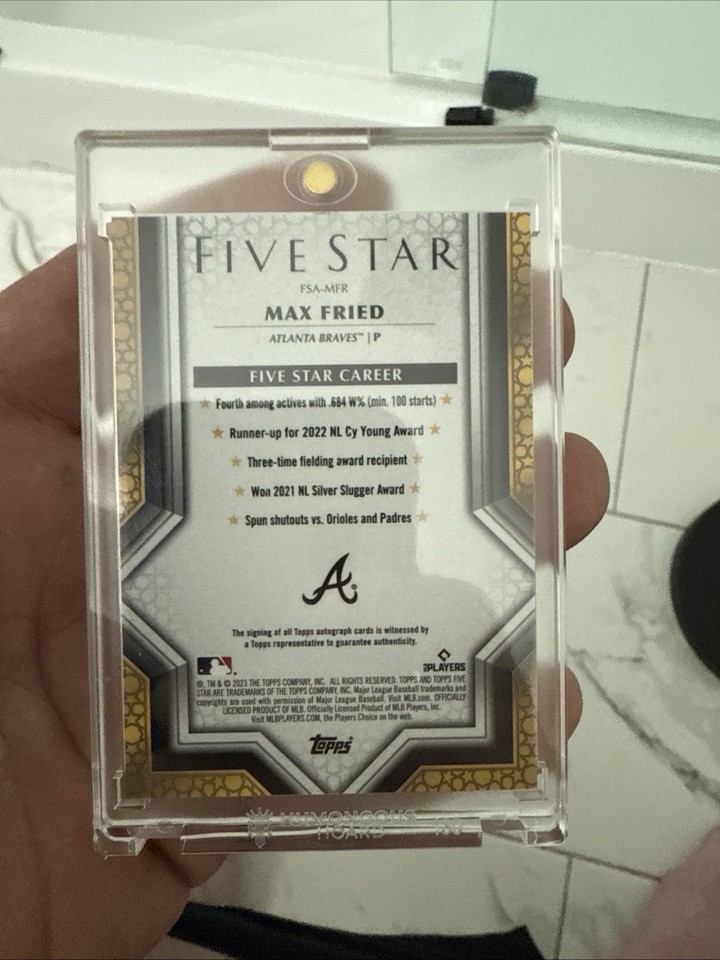 Max Fried Five Star Auto Topps 47/50 | eBay