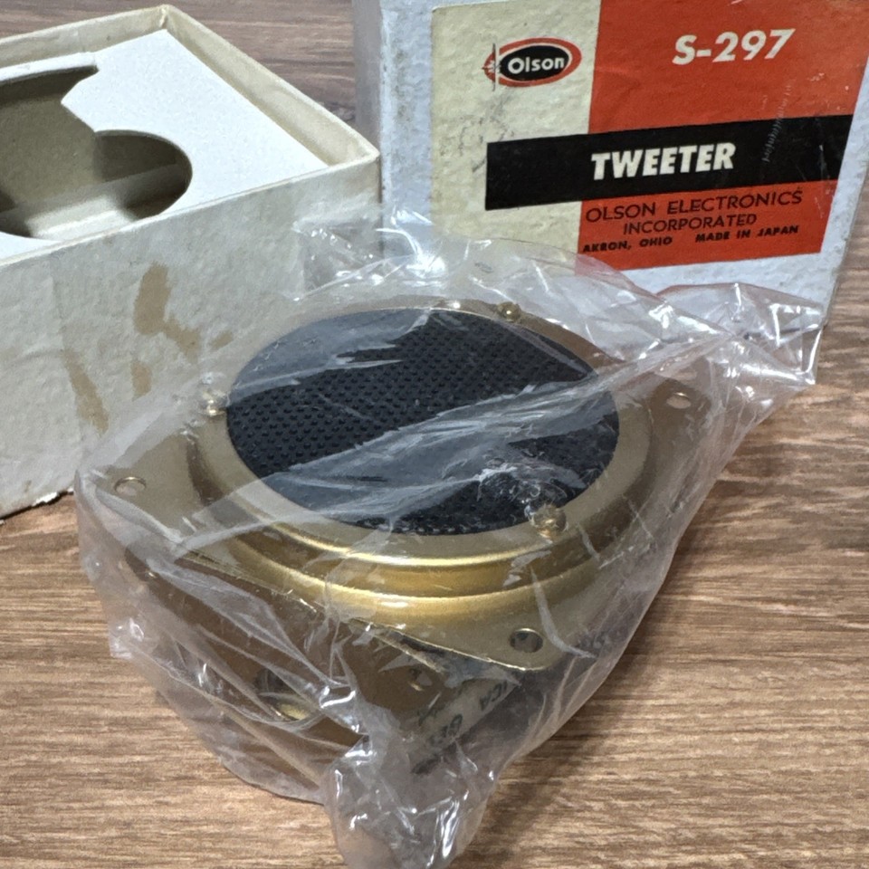 Olson S-297 Tweeter 8 Ohm 15 Watt Vintage Made In Japan New Old Stock ...